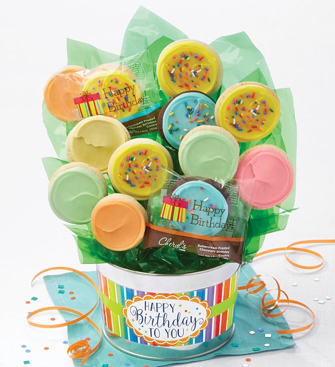 Birthday Cookie Flower Pot